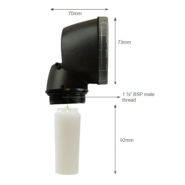 Passive water tank level meter - Cistern Gauge