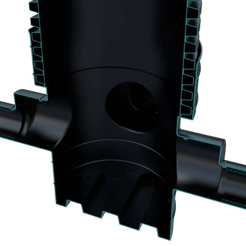 Accesso Catchpit Chamber - 600mm Diameter For 150-225mm TwinWall Pipe ...