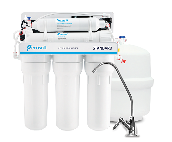 Ecosoft Domestic Reverse Osmosis Water Filter with optional Pump ...