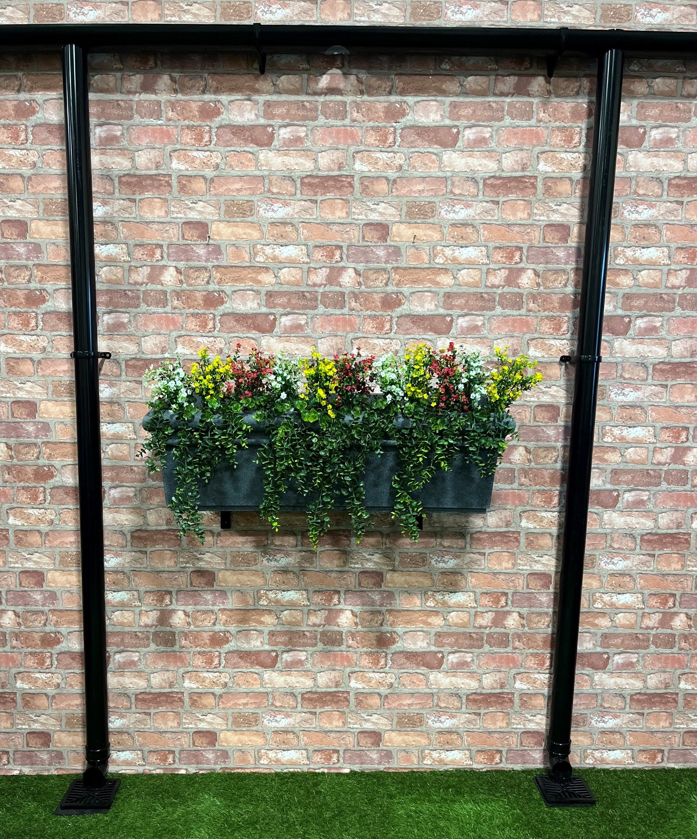 70 litre Prestige Rectangular Deep Window Box Planter with optional br ...
