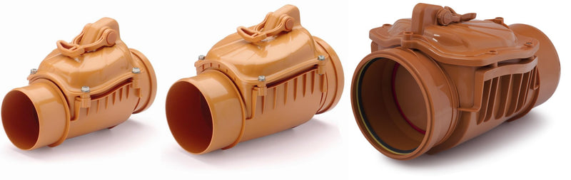 In line Back Flow Prevention Non Return Valve 110mm, 160mm, 200mm ...