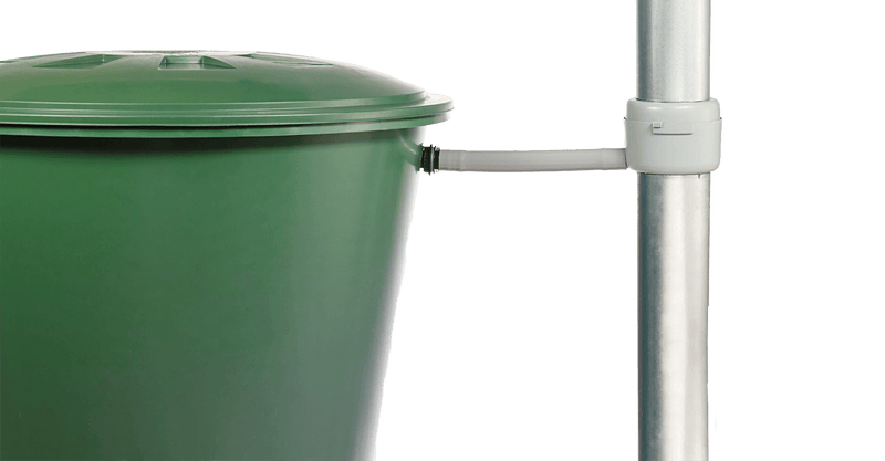 Water butt connector diverter - self cleaning rainwater filter for dow