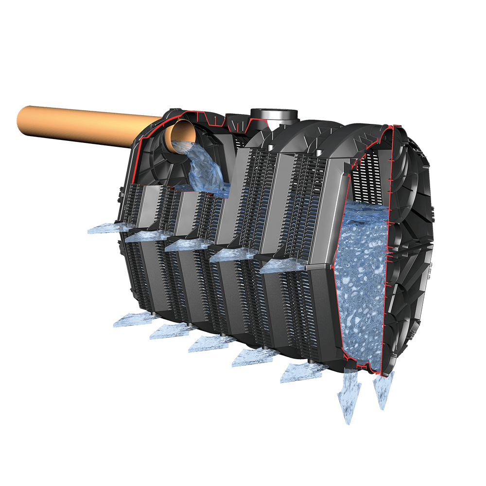 Graf Infiltration Tunnel Kit for Soakaways, Attenuation and Wastewaste ...
