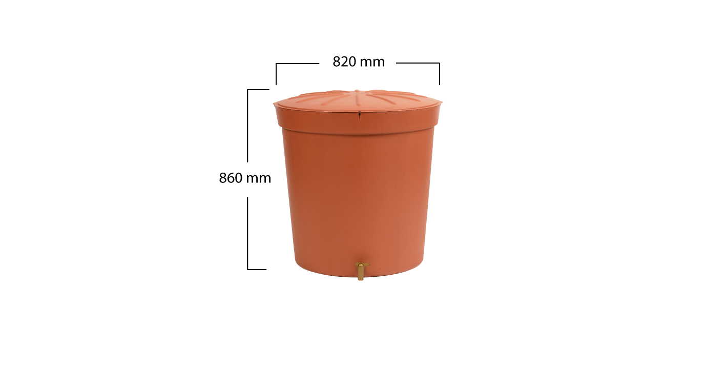 Toscana water butt 300 litre water butt – Freeflush Water Management Ltd.
