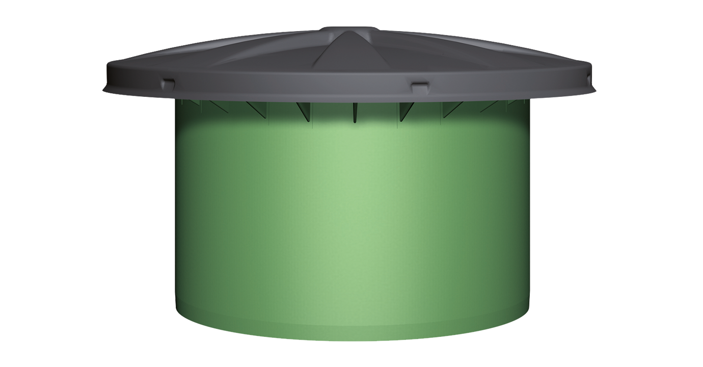 Maxi drinking water telescopic dome shaft with cover